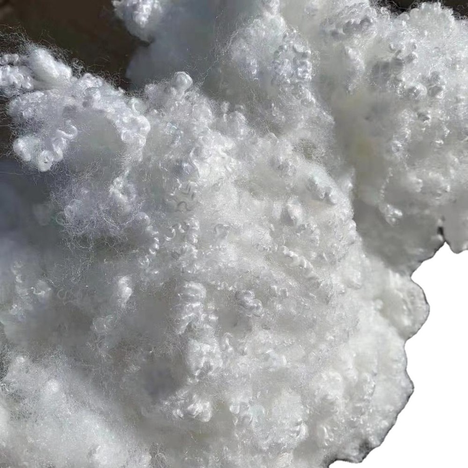 Hollow Conjugated Fibre High Tensile Siliconized Polyester Fibre White