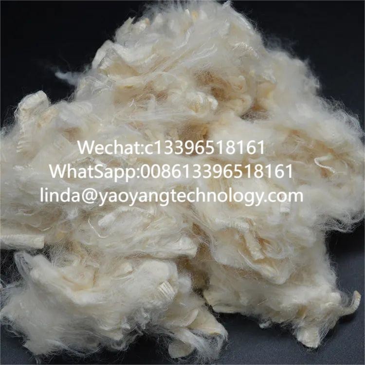 Organic Soybean Protein Fiber Renewable Soy Bean Fiber Sustainable