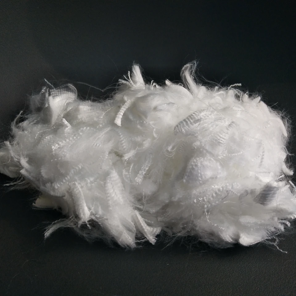 100% Polyester Crimp Staple Fiber Yarn 1.1-15 Dtex For Spinning